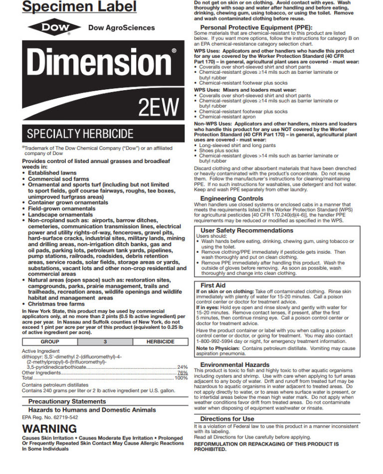 Product Labels Used on Your Property | Lawn Doctor of Greater Oxford