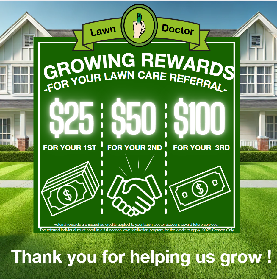 Lawn Doctor Refer a Friend Program | Lawn Doctor of Strongsville-Stow